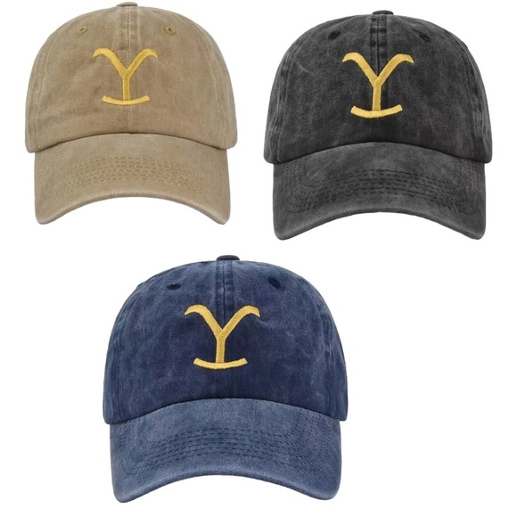 Accessories | Yellowstone Hat Blue Embroidered Logo | Poshmark